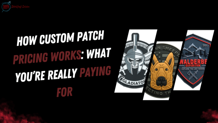 Custom Embroidered Patch Pricing | SBS Digit USA