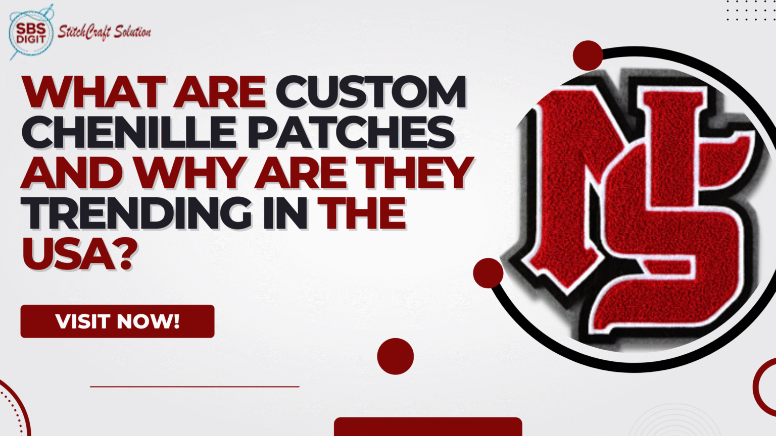 Top Custom Chenille & Embroidery Patches USA