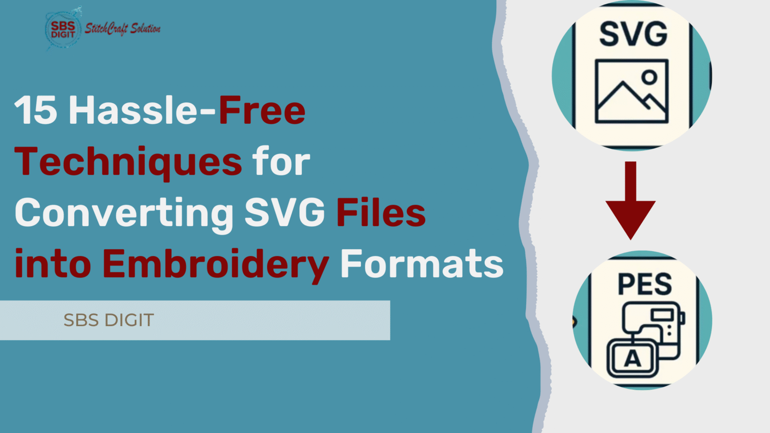 15 Easy Ways to Convert SVG Files into Embroidery Formats