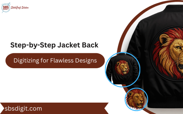 Jacket Back Digitizing | Embroidery Digitizing USA