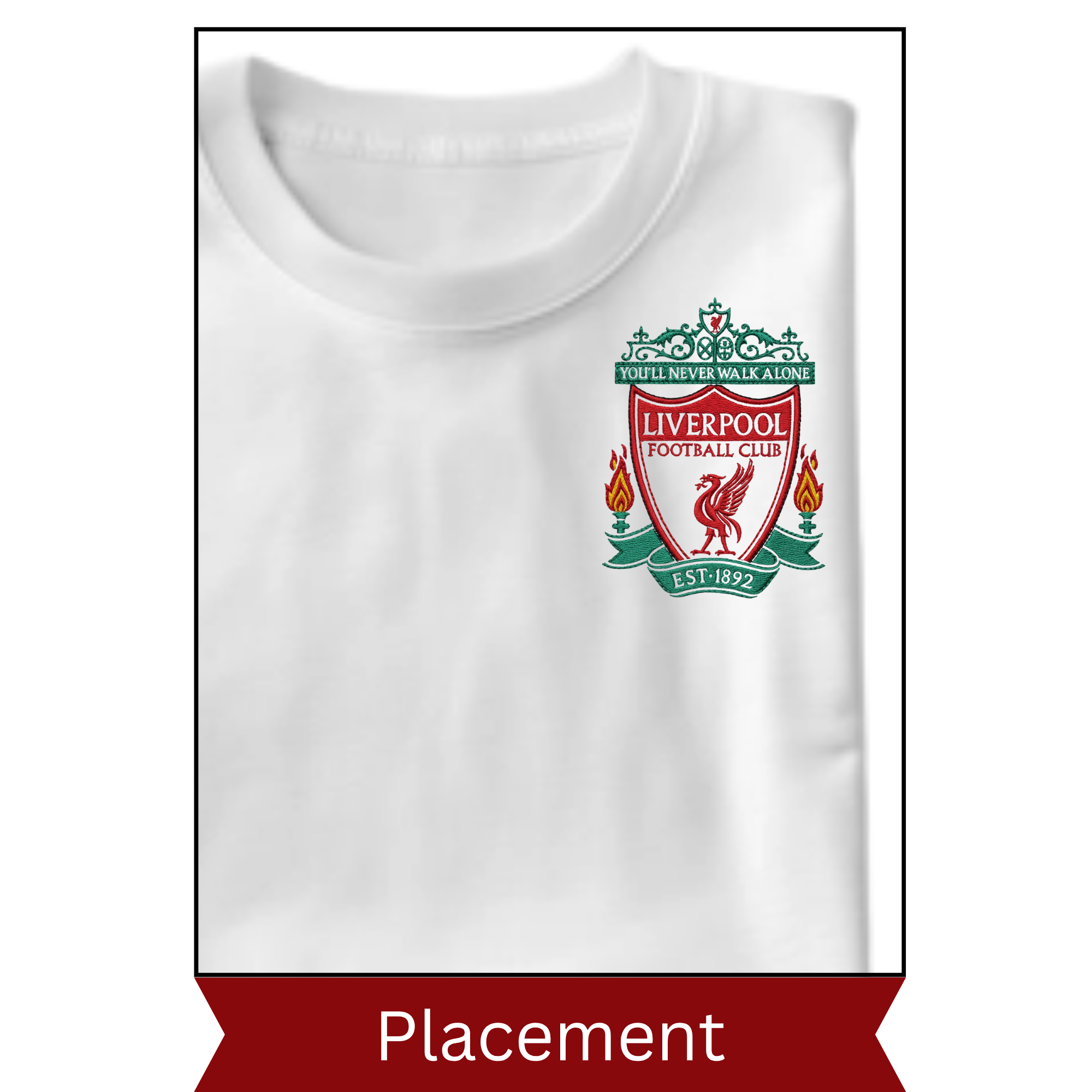 Custom Left Chest Embroidery Digitizing in USA