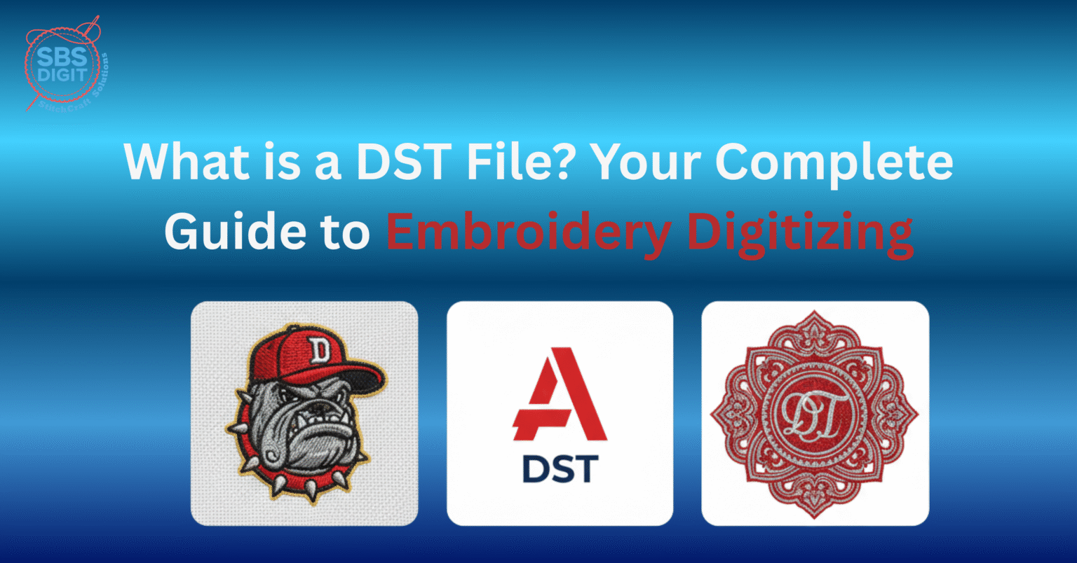 What Is A DST File? Guide To Embroidery Digitizing & Format